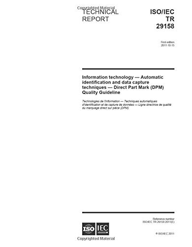 ISO/IEC TR 29158:2011, First Edition: Information technology ...