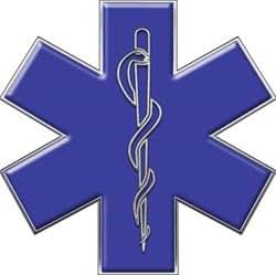 Amazon.com: Blue Star of Life EMT EMS 4" Reflective Decal: Automotive
