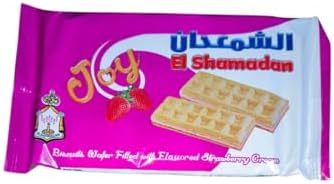 El Shamadan Joy Biscuit Wafer Filled With Flavored Strawberry Cream Set ...