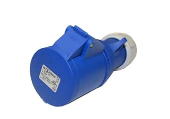 Interpower 84332203 IEC 60309 High Power Connector, Two Pole, Three ...