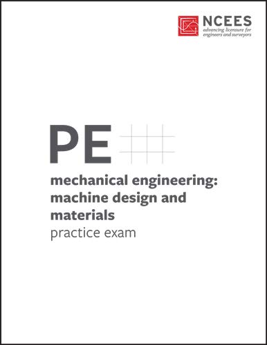 PE Mechanical: Machine Design and Materials: National Council of ...