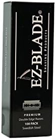 EZ BLADE Double Edge Razor Blades 100 Blades price in Saudi Arabia ...