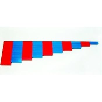 Amazon.com: Montessori Small Number Numerical Rods with Number Tiles ...