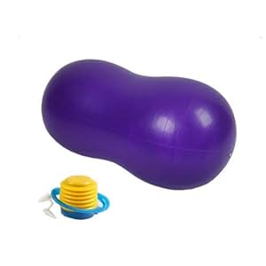 Amazon.com : Exercise Balls Fitness Exercise Peanut Yoga Ball Purple ...