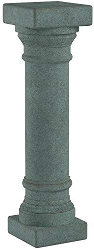 EMSCO Group Greek Column Statue – Natural Granite Appearance – Made of ...