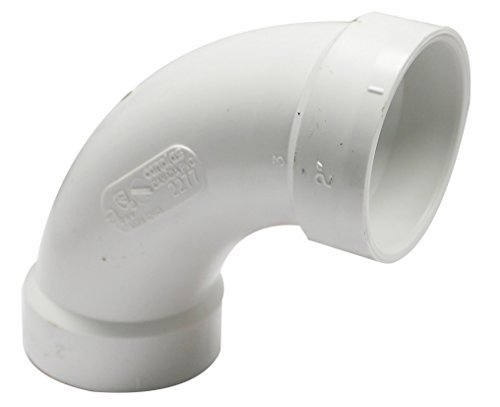 Canplas 192277 PVC DWV 2 90-Degree Ell Long HXH, White by Canplas ...