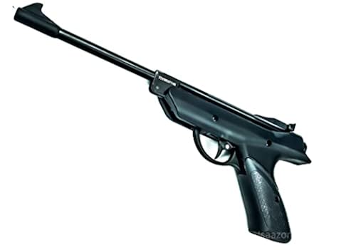 Isaazon 5.5mm 22 Caliber Pistol Air Pellet Gun with Safety Lock 350 ...