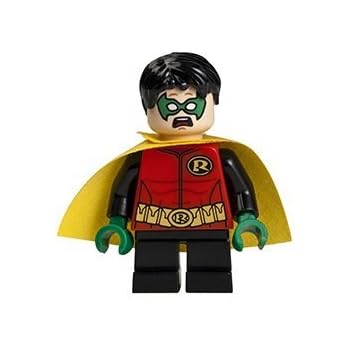 Amazon.com: LEGO DC Comics Super Heroes Batman Minifigure - Robin (Red ...