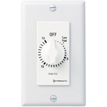 Intermatic FD30MAC 30-Minute Spring-Loaded In-Wall Countdown Timer ...