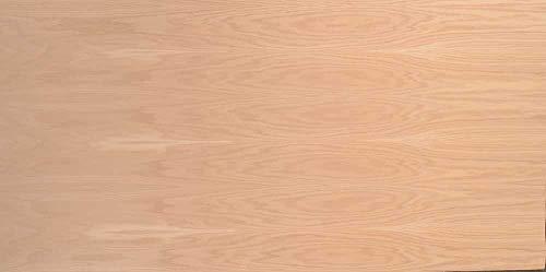 Red Oak Wood Veneer Plain Sliced 4x8 20 mil Sheet