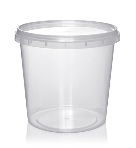 Asporto Microwavable To-Go Container - BPA Free Round Soup Container ...