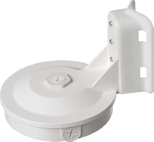 Arlington 8161PM Weatherproof Pole Mounting Box with base plate, White ...