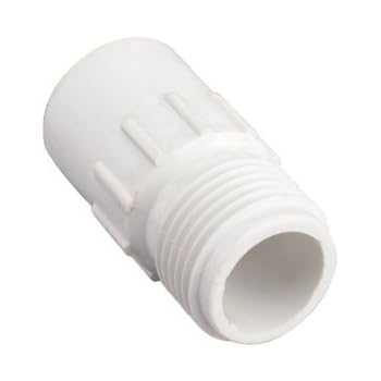 Amazon.com : PVC Garden Hose Adapter (Male 1/2" NPTx 3/4" GHT) for Rain ...