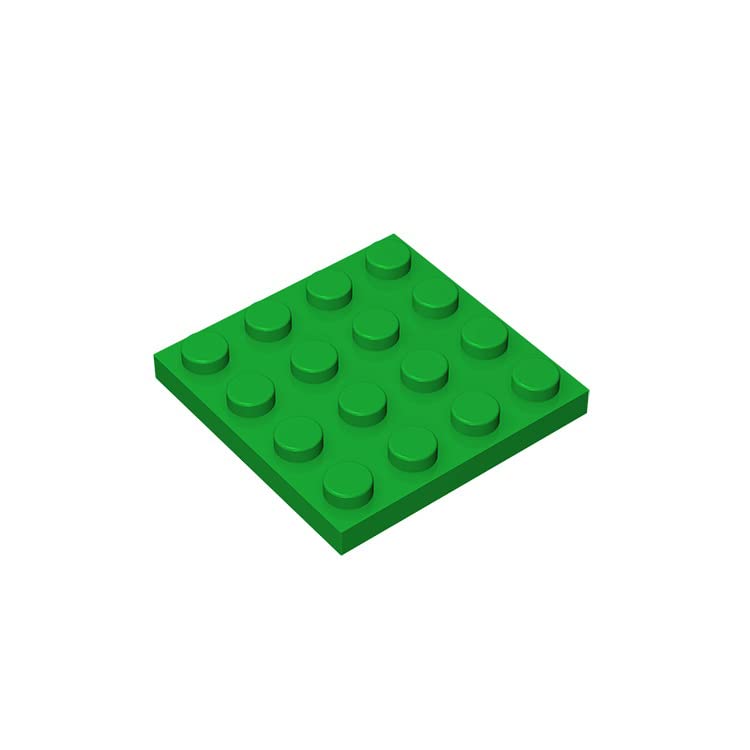 Classic Building Plate 4x4,100 Piece, Compatible with Lego Parts and ...
