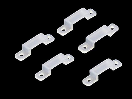 MSDUSA 100 Pack LED Strip Light Mounting Brackets LED Strip Light ...