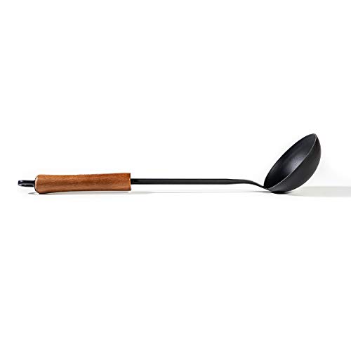 WANGYUANJI Nitriding Iron Ladle, Chinese Traditional Iron Spatula with ...