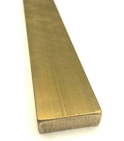 Brass Flatware 4 Pieces 1\" X 2\" C360 BRASS FLAT BAR 6\" Long New ...
