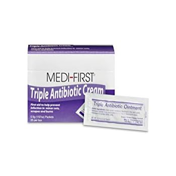 Amazon.com : Triple Antibiotic Cream, Medi-First First Aid Antiseptic ...