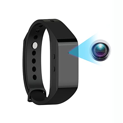 YVOER Wristband Spy Camera, Hidden Camera with HD 1080P, Nanny Cam with ...
