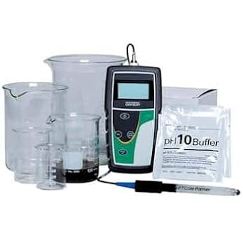 Soil pH Testing Kit; Meter, Probe, Beakers, and Buffers: Amazon.com ...