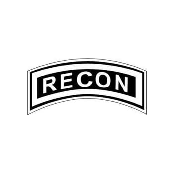 Amazon.com: Military, Us Army Recon Tab, Vinyl Car Decal, 'Red', '5-by ...