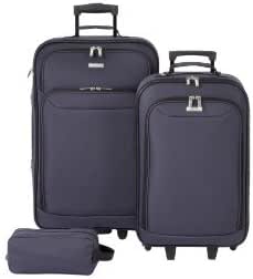 Amazon.com: Embark 3 Piece Luggage Set - Charcoal : Clothing, Shoes ...