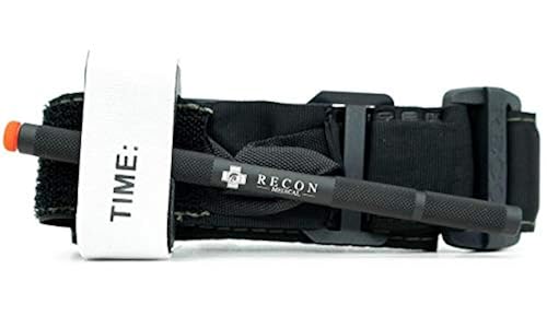 Recon Medical Tourniquet (Black) GEN 4B - Mil-Spec Kevlar Metal ...