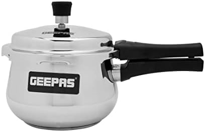 Geepas 5L Stainless Steel Pressure Cooker - Lightweight & Durable ...