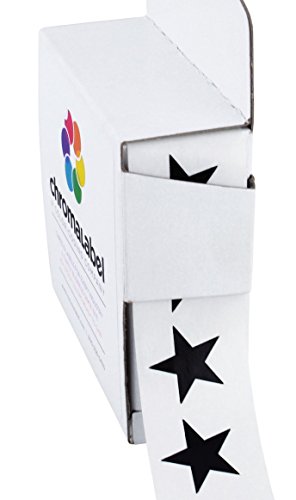 ChromaLabel 3/4 Inch Color-Code Star Labels | 1,000/Dispenser Box ...