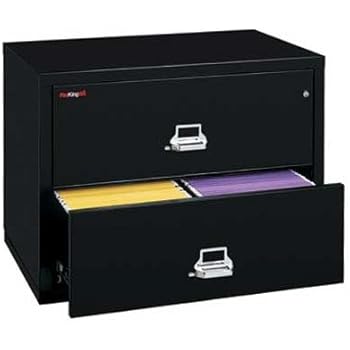 Amazon.com : Fireproof 2-Drawer Lateral File Finish: Platinum, Lock ...