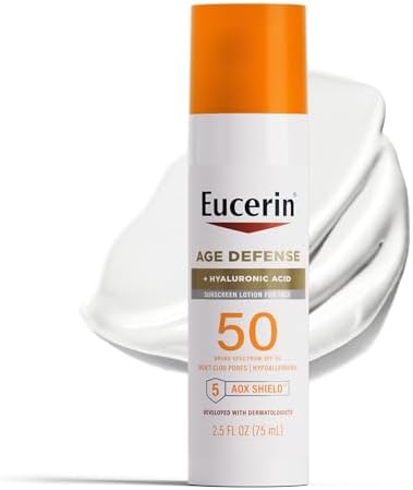 Eucerin Sun Age Defense SPF 50 Face Sunscreen Lotion, 2.5 fl oz price ...