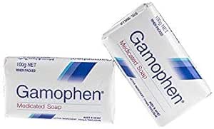 Gamophen - Jabón medicinal antibacteriano con triclosan 100 g, 2 ...