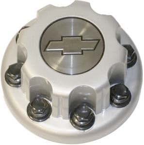 Amazon.com: 16 17 Inch OEM Chevy HD 8 Lug Silver Painted REAR Center ...