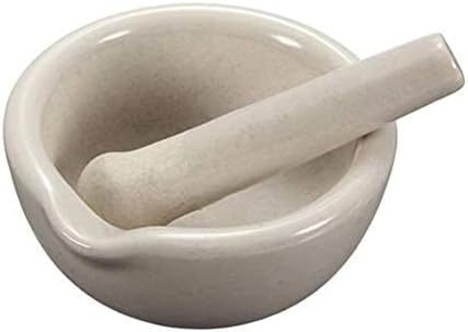Educational Porcelain Mortar and Pestle Mixing Grinding Bowl Set for ...
