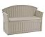 Amazon.com : Rubbermaid Outdoor Patio Storage Bench, 4 cu. ft., Olive ...