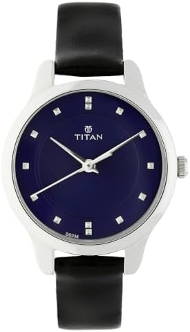 Titan Women's Quartz Watch with Analog Display and Leather Bracelet ...