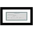 Amazon.com: Americanflat 5x10 Business License Frame in Black with ...
