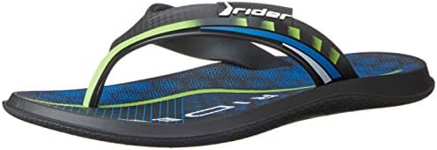 RIDER R LINE MEN'S FLIP FLOPS,Men's,BLACK/BLACK/GREEN,Flip Flops,45_46 ...