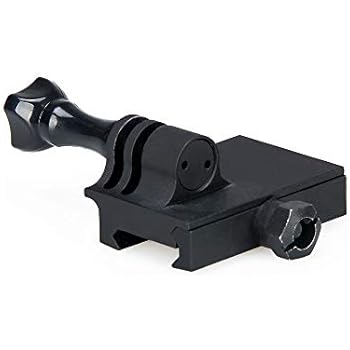 Amazon.com: TacFire Tactical Gun Rail GoPro Camera Mount, Picatinny ...