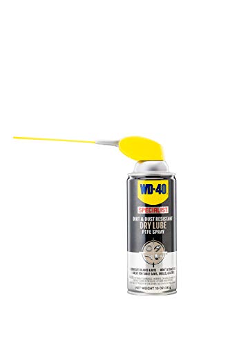 WD-40 300052 Specialist Dirt and Dust Resistant Dry Lube PTFE Spray, 10 ...