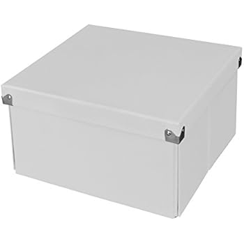Amazon.com: Pop n’ Store Decorative Storage Box with Lid, Collapsible ...