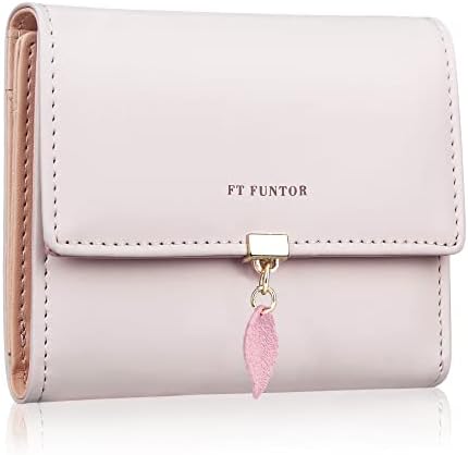 FT Funtor RFID Wallets for Women, Leaf Card Holder Trifold Ladies ...
