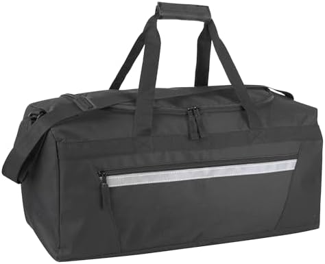 40 Liter, 22 Inch Reflective Duffle Bag with Shoulder Strap for Men ...