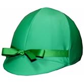 Amazon.com : Equestrian Riding Helmet Cover - Pink and Green : Sports ...