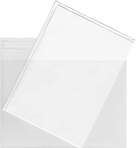 Amazon.com : Clear Plastic Envelope Bags, A2 (5 7/8" x 4 1/2") - 200 ...