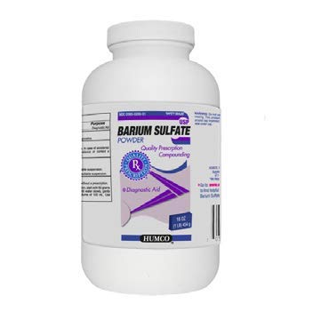 BARIUM SULFATE POWDER 16 OZ (454 G) GASTRO INTESTINAL on Galleon ...