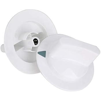 Amazon.com: 2 Pack WE1M652 Dryer Timer Knob White Replacement Part D ...