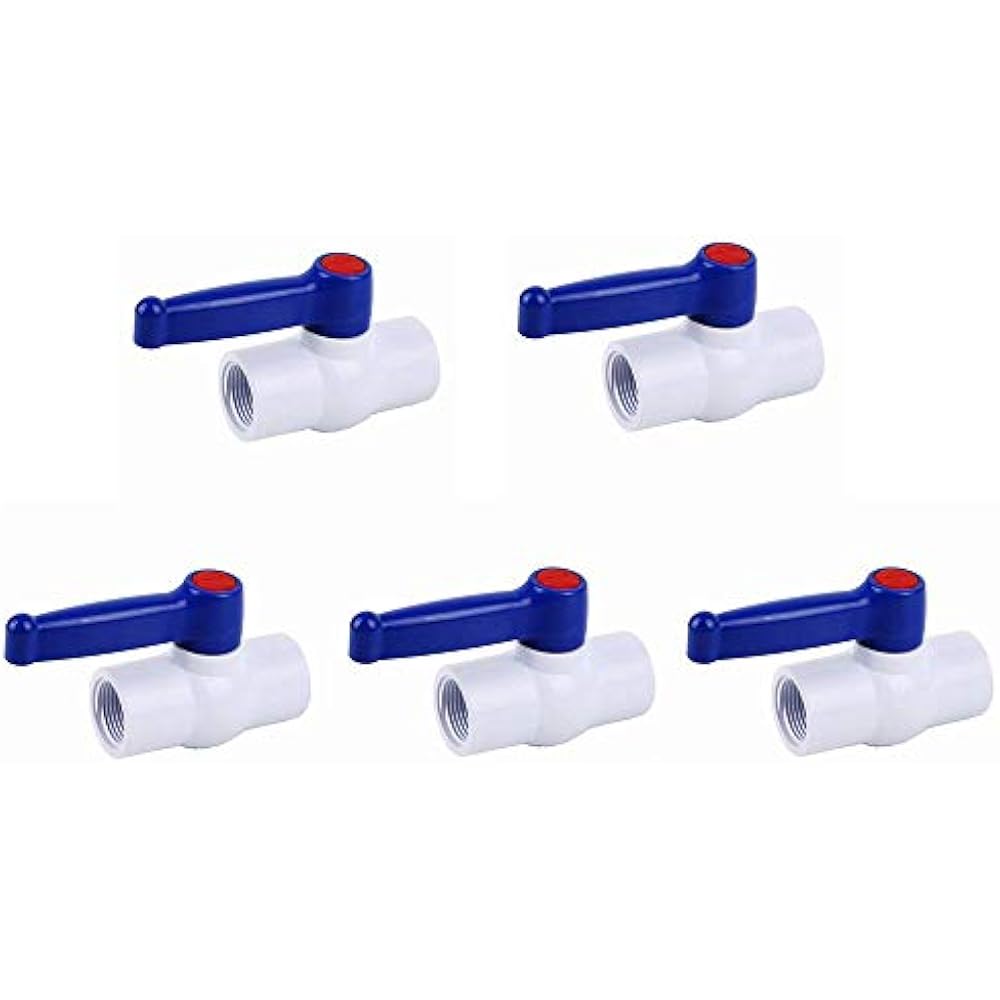 SHYOKO 3/4 Valves Compact T-Handle Shut-Off Valves for Irrigation and ...