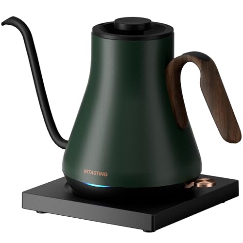 INTASTING Gooseneck Electric Kettle Hot Water Boiler Pour Over Coffee ...