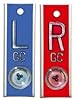 Aluminum X-Ray Bubble Bead Positioner Markers - Vertical, Blue & Red ...